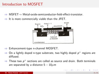 Introduction to MOSFET | PDF