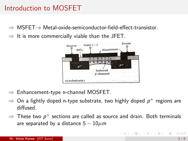 Introduction to MOSFET | PDF | Physics | Science
