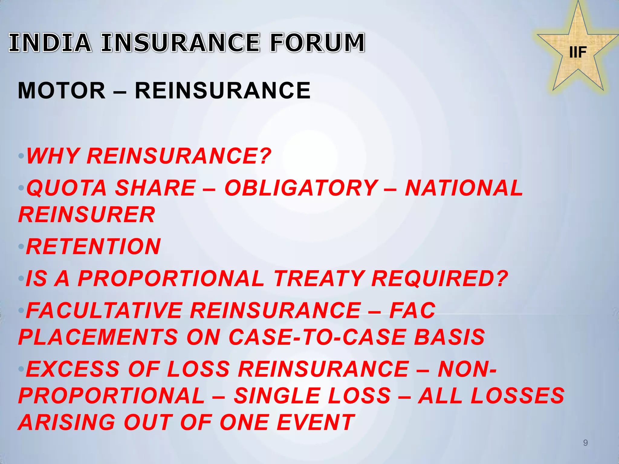 Introduction To Motor Insurance | PPTX