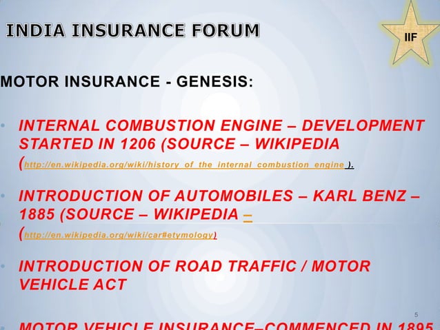 Introduction To Motor Insurance | PPTX | Motor Insurance | Insurance