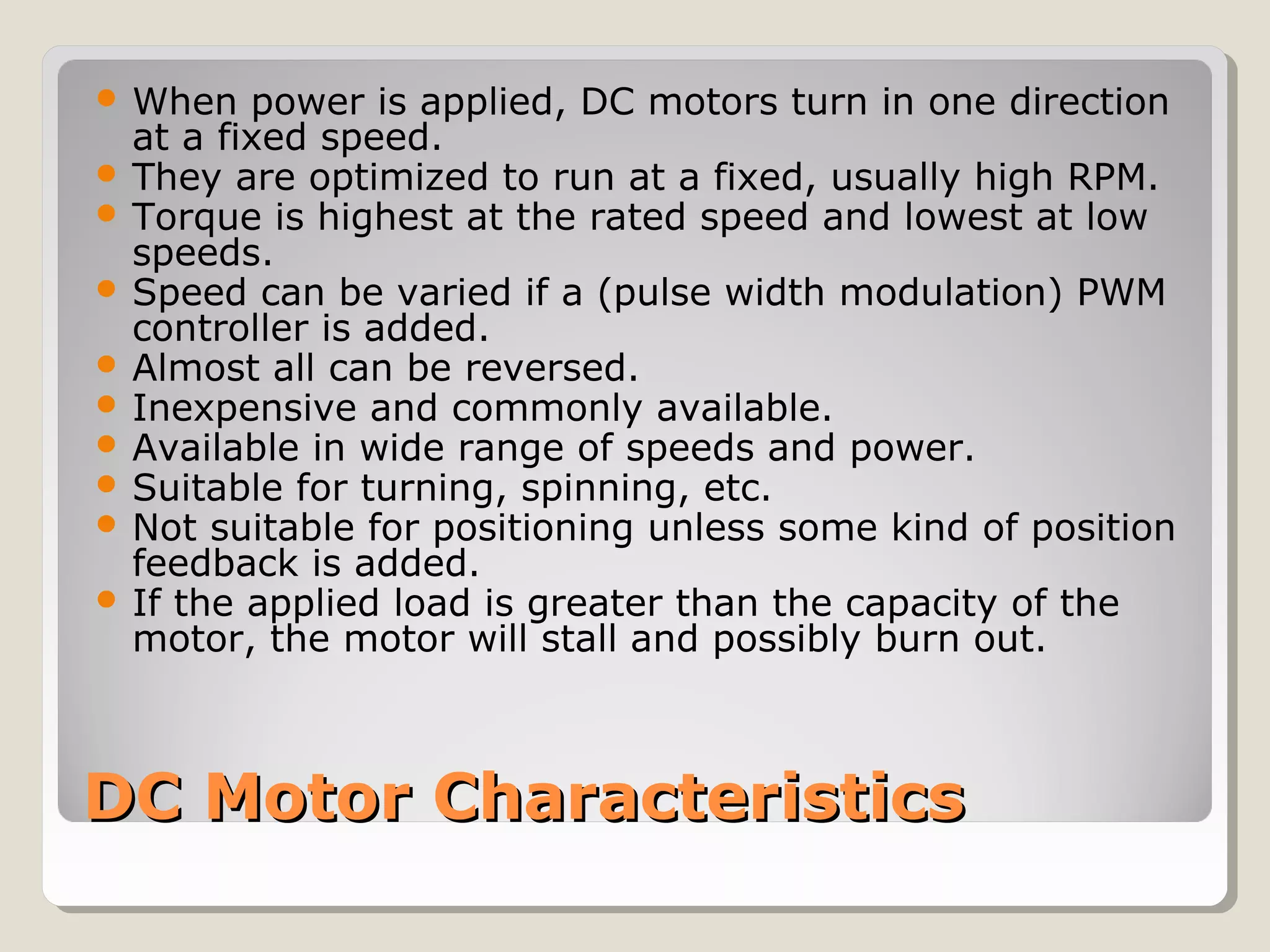 Introduction to motors | PPT