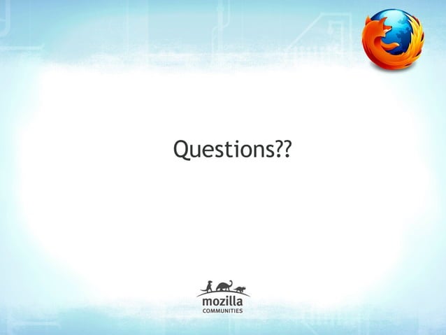 Introduction to mozilla and its projetcs | PPT