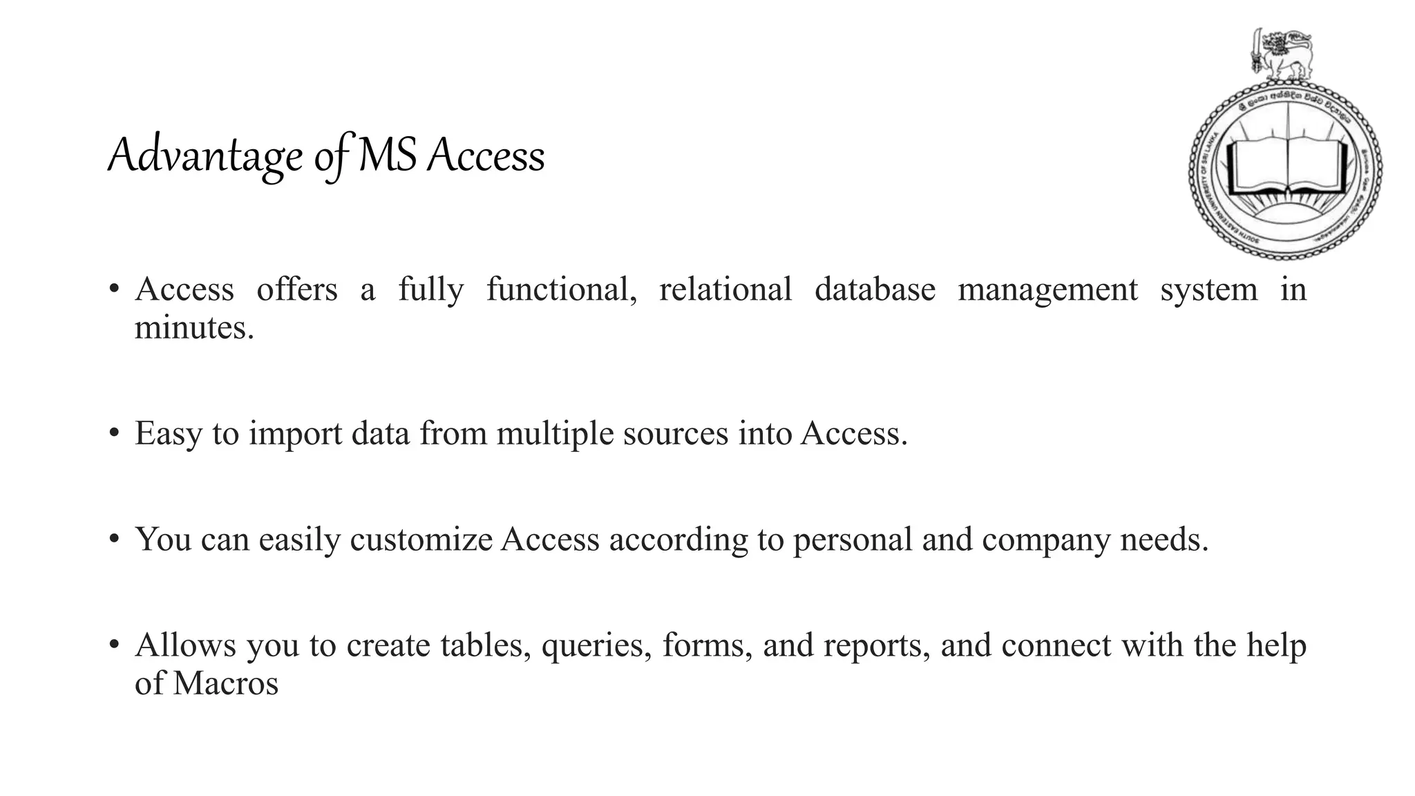 Introduction To Ms Access and Databases.pptx