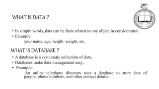 Introduction To Ms Access and Databases.pptx