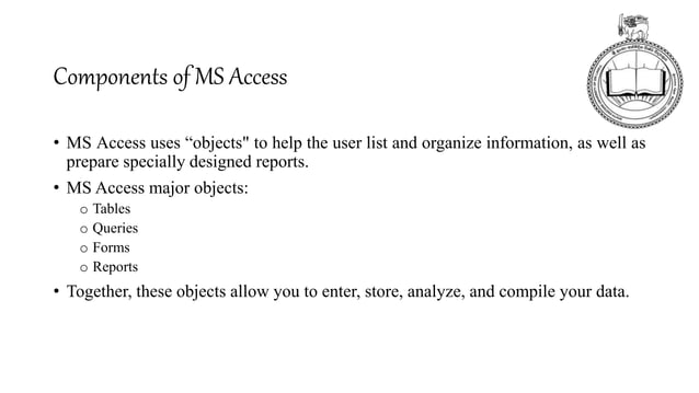 Introduction To Ms Access and Databases.pptx