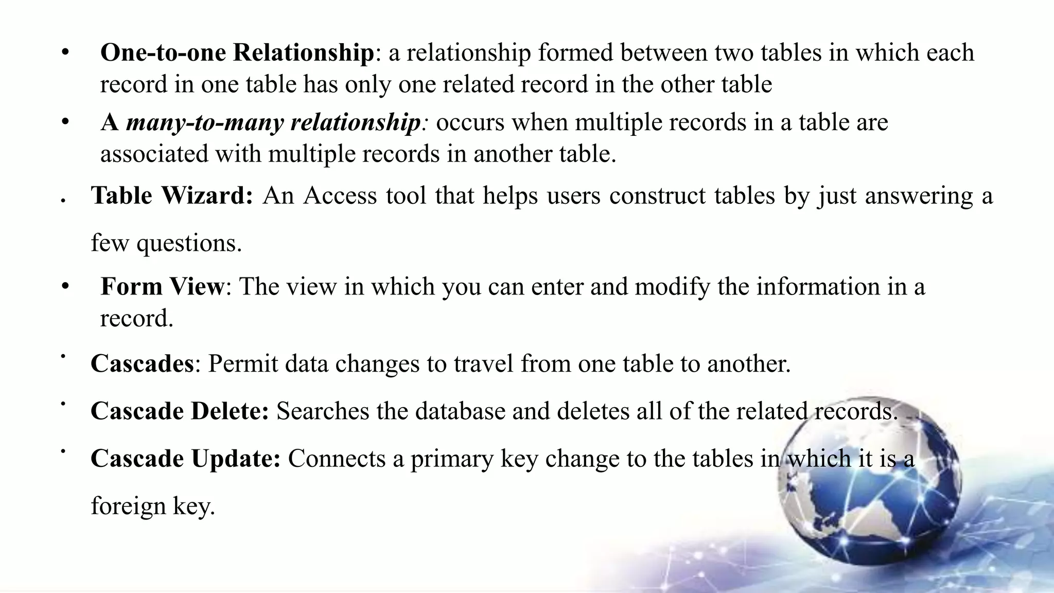 Introduction To Ms Access Database Ppt 9269