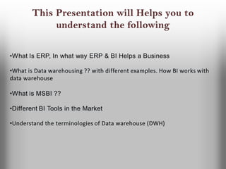 Introduction To Msbi By Yasir | PPT
