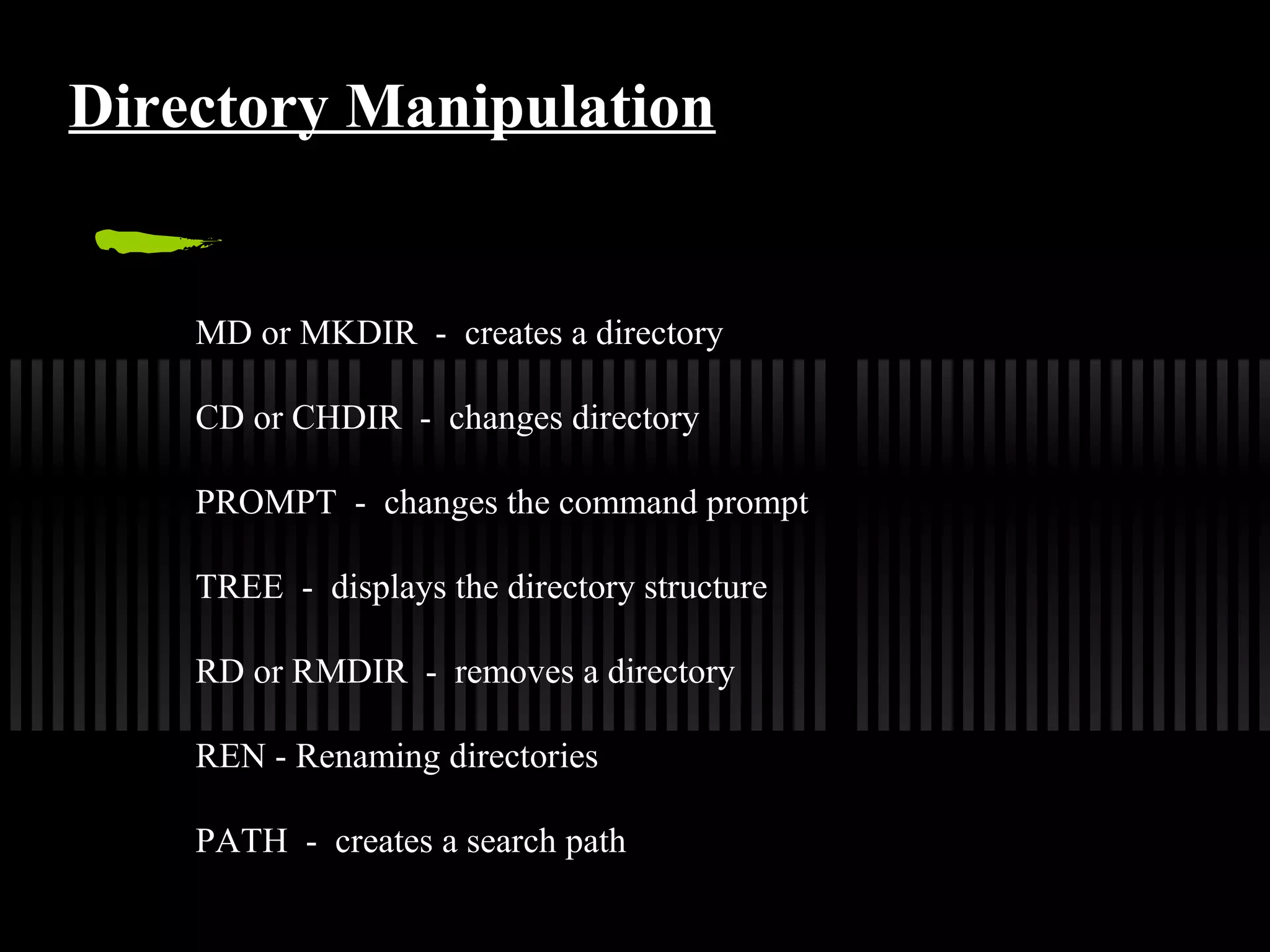Introduction to ms dos | PPT