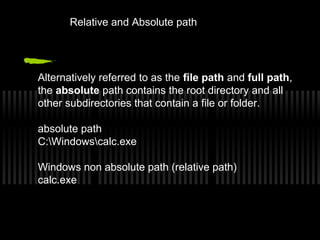 Introduction to ms dos | PPT