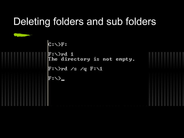 Introduction to ms dos | PPT