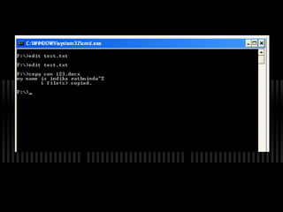 Introduction to ms dos | PPT