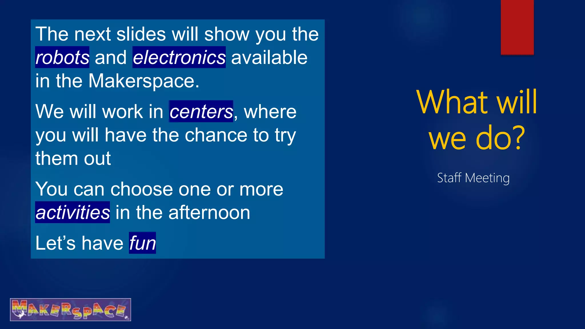 Introduction to Makerspace | PPT