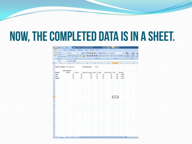 Introduction to MS Excel - Marelen Talavera - Vivacious Analytic | PPT