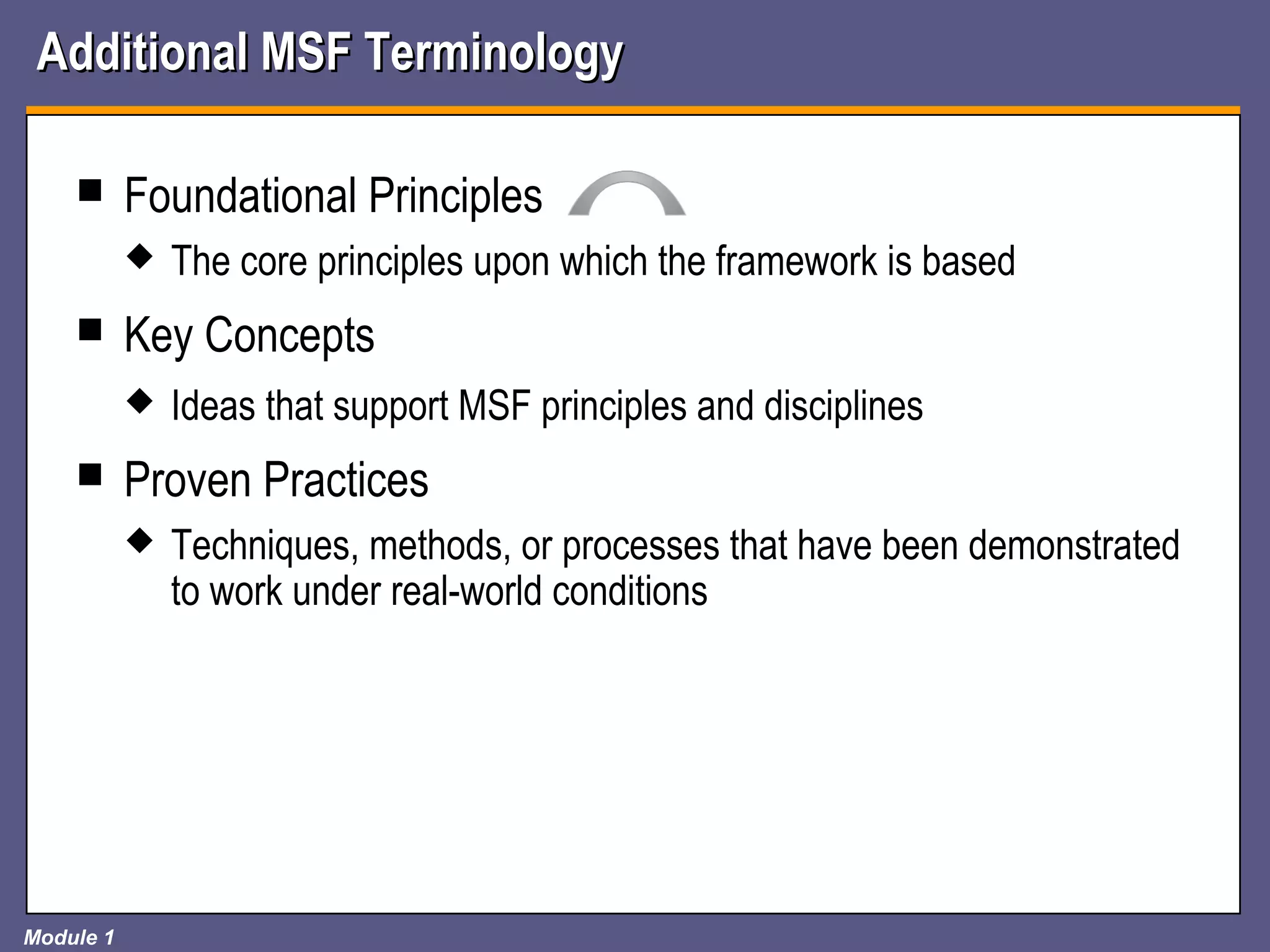 Introduction to MSF | PPT