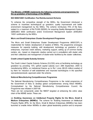 Introduction to msme sector | DOCX
