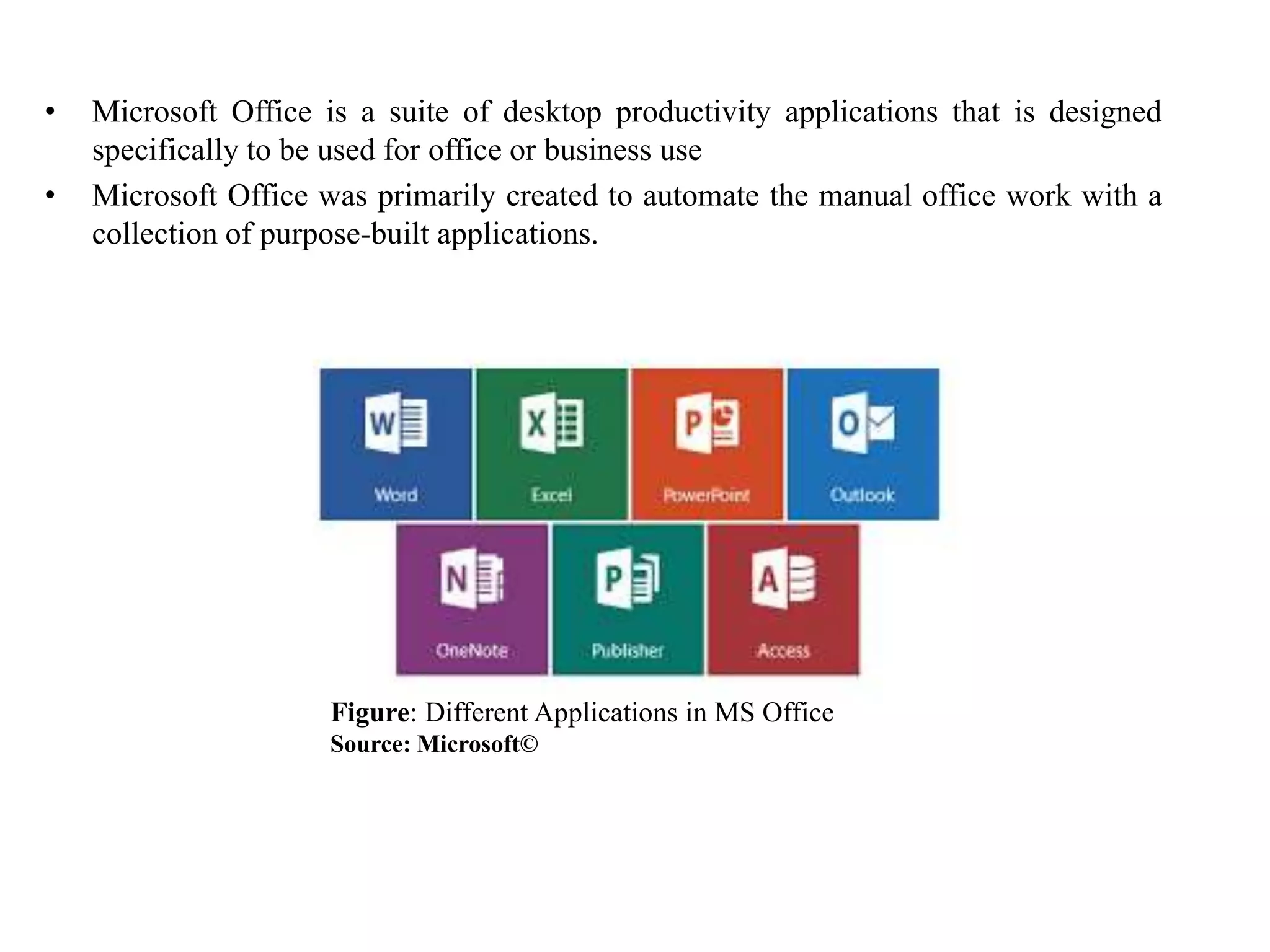 Introduction to ms office | PPTX
