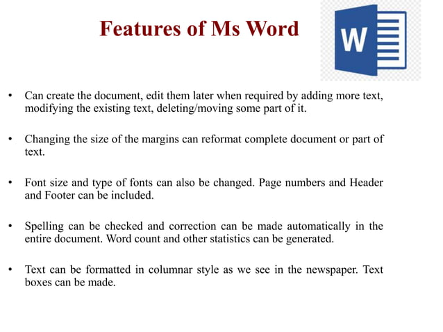 Introduction to ms office | PPTX | Desktop Publishing | Computer ...