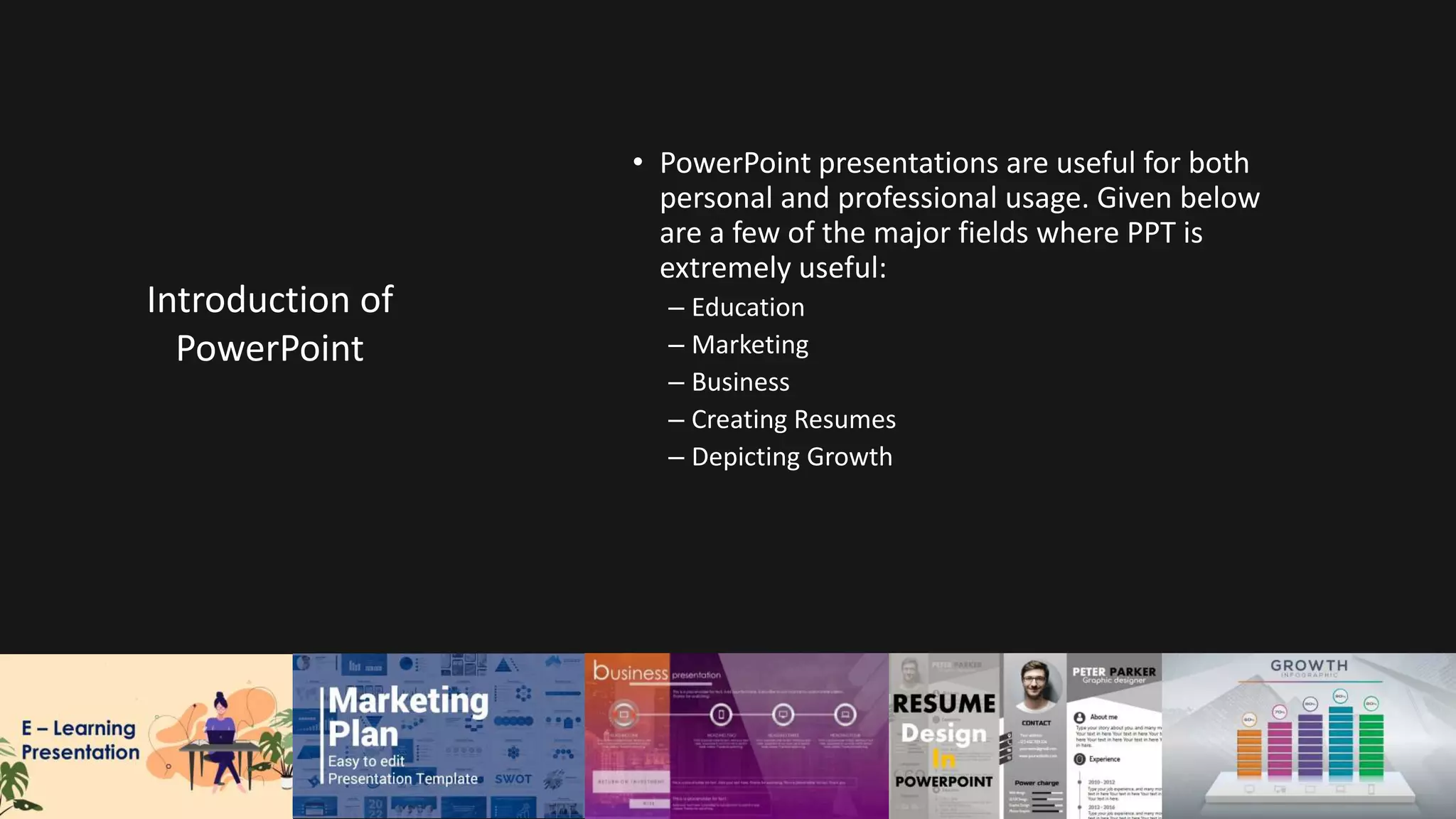 Introduction to MS PowerPoint.pptx | Computer Software and Applications | Computing