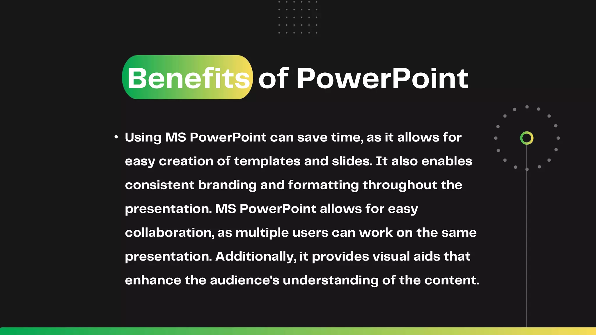 Introduction to MS PowerPoint.pptx | Computer Software and Applications ...