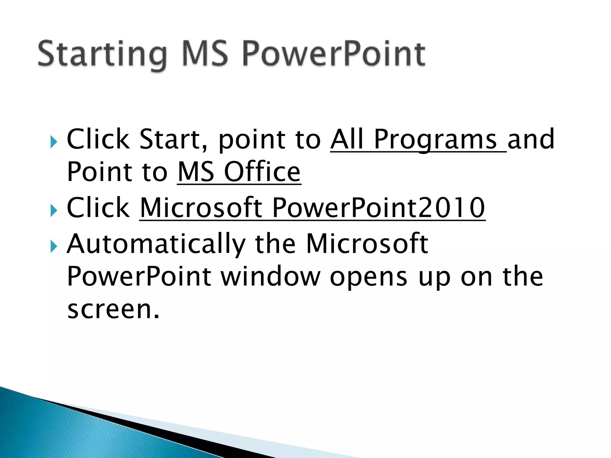 Introduction to ms power point Grade 9 | PPTX