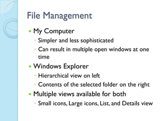 Introduction to ms windows | PDF