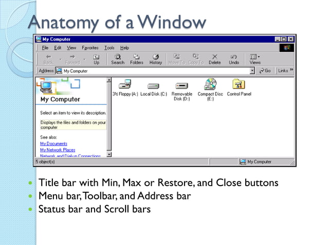 Introduction to ms windows | PDF | Operating Systems | Computer ...