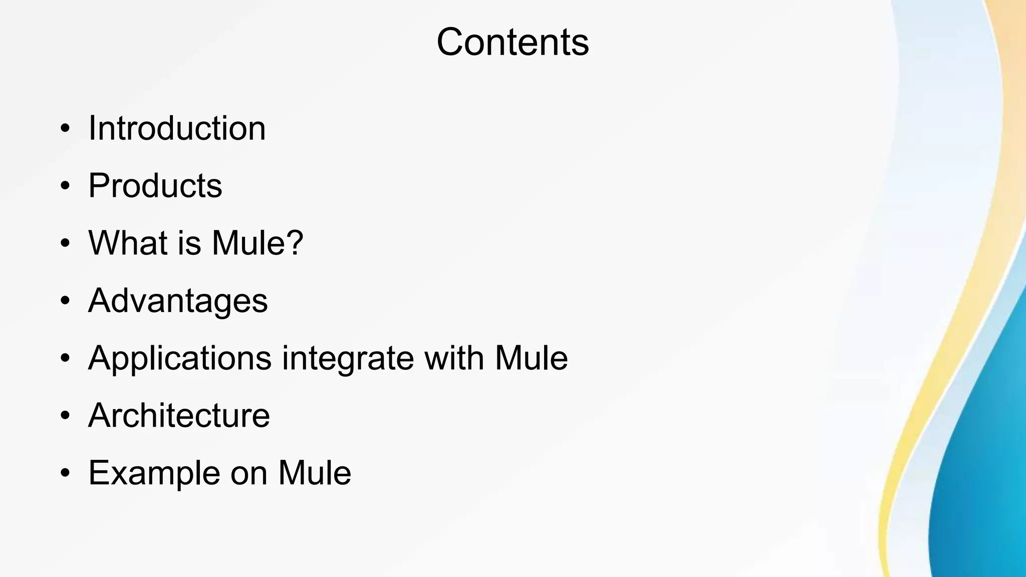 Introduction to Mulesoft | PPTX