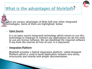 Introduction to mule soft | PPTX