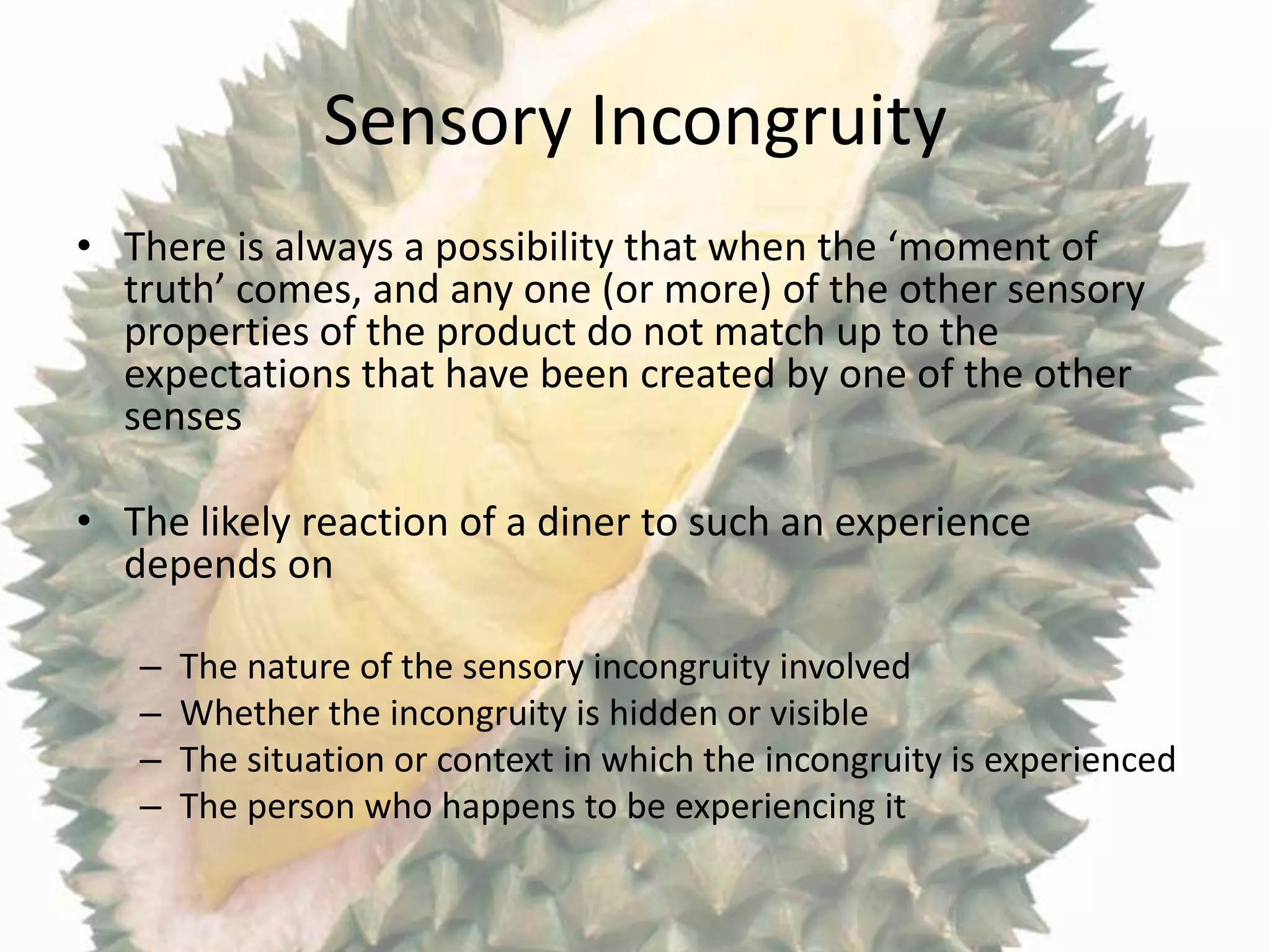 Introduction to Multi Sensory Taste Perception | PPTX
