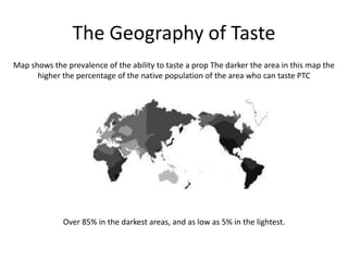 Introduction to Multi Sensory Taste Perception | PPTX