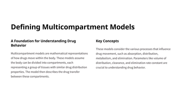 Introduction to Multicompartment Models on Slideshare by Raj Kumar Mandal | PDF