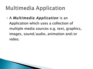 Introduction To Multimedia | PPT