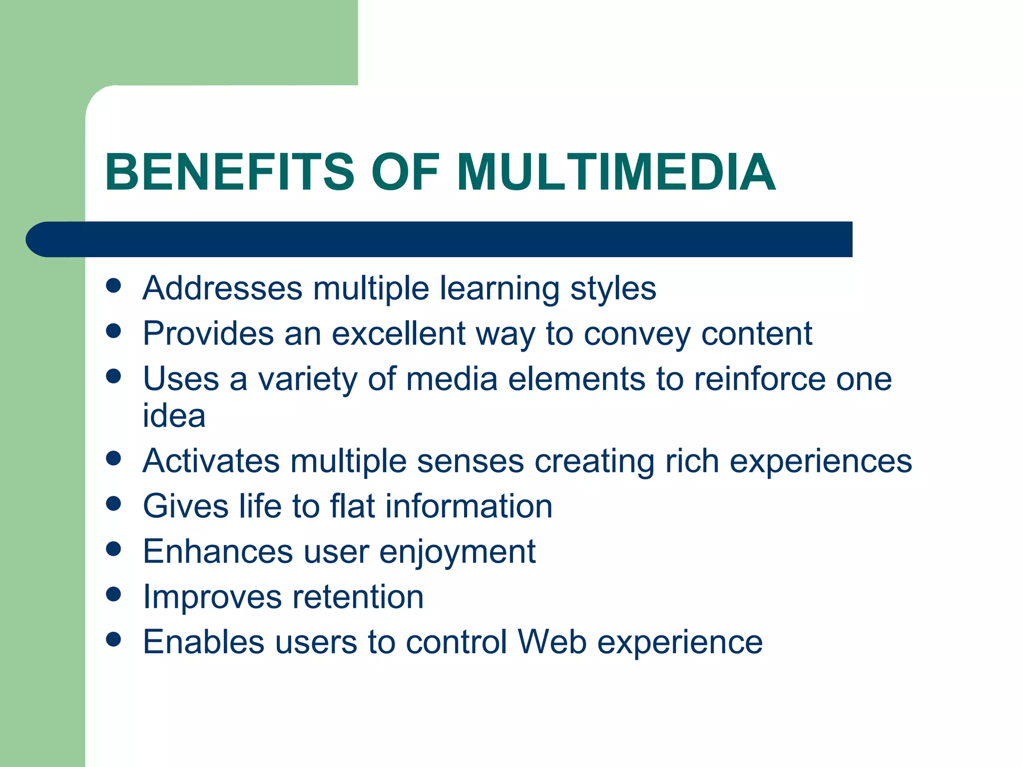 Introduction To Multimedia | PPT