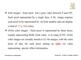 Introduction to multimedia | PPT