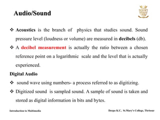 Introduction to multimedia | PPT