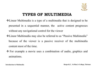 Introduction to multimedia | PPT
