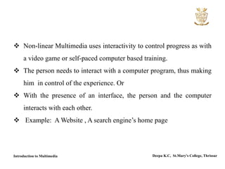 Introduction to multimedia | PPT