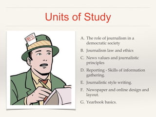 Introduction to Multimedia Journalism Class Directives | PPT