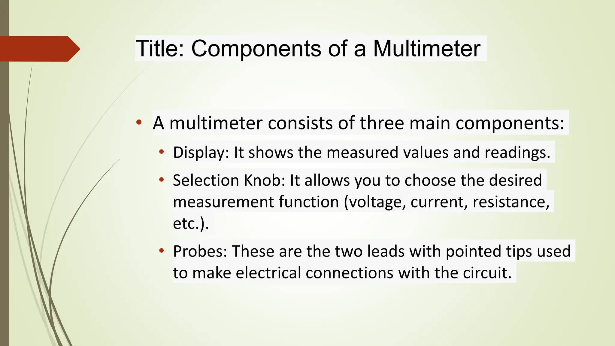 Multimeters are versatile electrical testing devices used to measure ...