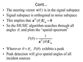 Introduction to multiple signal classifier (music) | PPTX