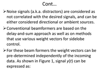 Introduction to multiple signal classifier (music) | PPTX