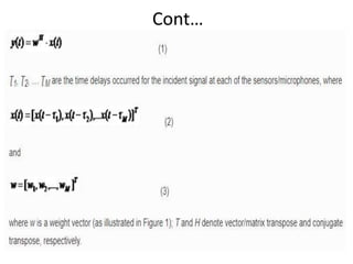 Introduction to multiple signal classifier (music) | PPTX