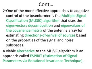 Introduction to multiple signal classifier (music) | PPTX