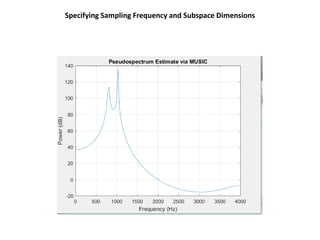 Introduction to multiple signal classifier (music) | PPTX