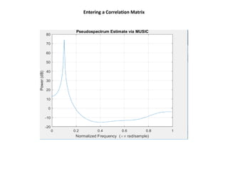 Introduction to multiple signal classifier (music) | PPTX