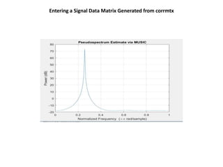 Introduction to multiple signal classifier (music) | PPTX