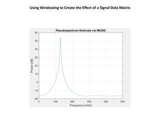Introduction to multiple signal classifier (music) | PPTX