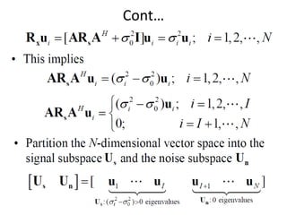 Introduction to multiple signal classifier (music) | PPTX