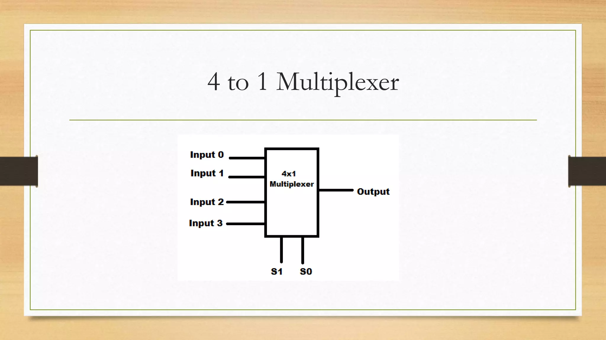 Introduction to multiplexer and demultiplexer | PPTX
