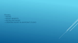 Introduction to munit | PPTX